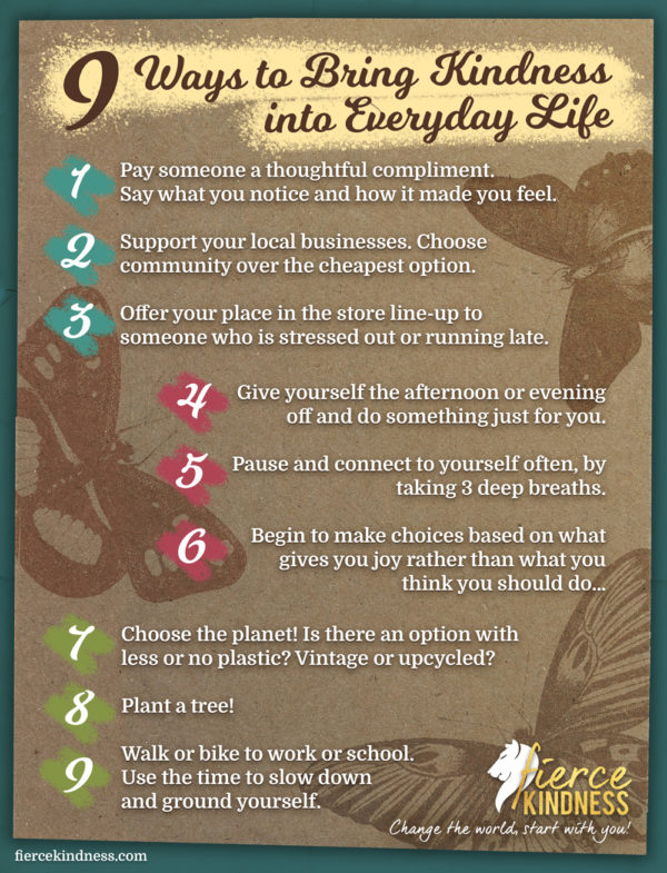 9 Easy Ways to Bring Kindness into Everyday Life! (Infographic ...