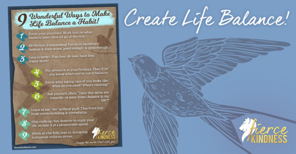 9 Wonderful Ways to Make Life Balance a Habit! (Infographic) | Fierce ...