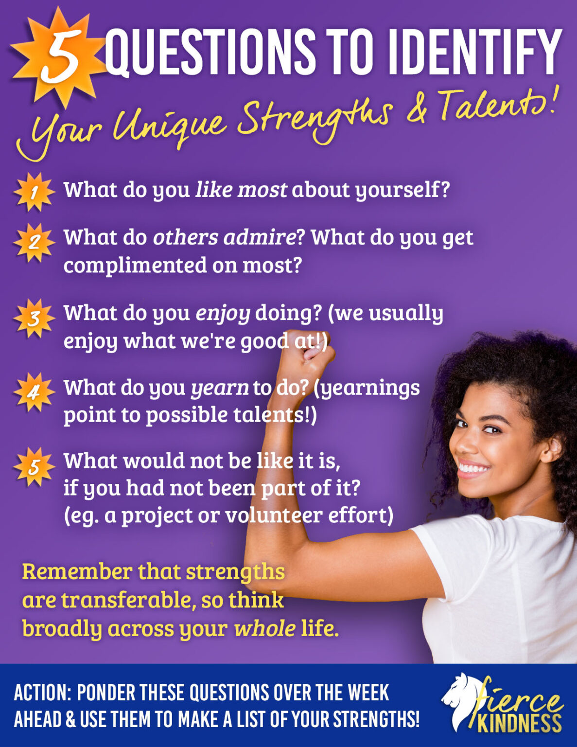 5 Questions to Identify Your Unique Strengths & Talents! (Printable ...