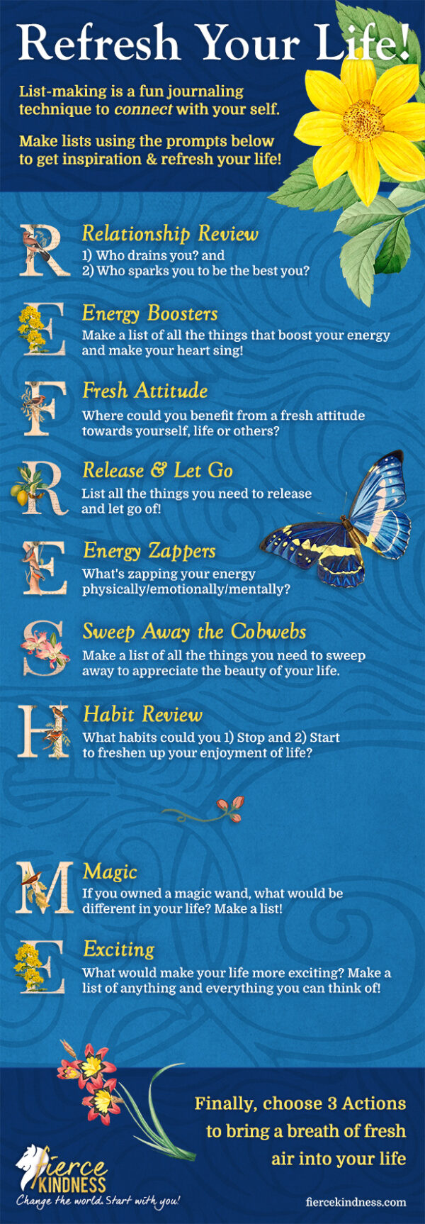 9 Journal Prompts to Uplift & Freshen Up Your Life! (Infographic ...