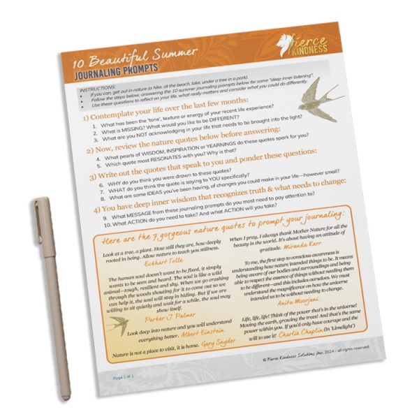 10 Beautiful Summer Journaling Prompts! Connect to your Inner Wisdom ...