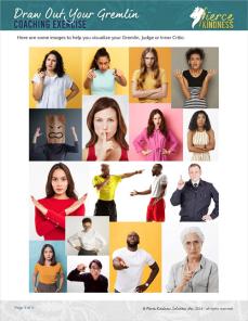 "Draw Out Your Gremlin" Inner Critic Worksheet | Fierce Kindness